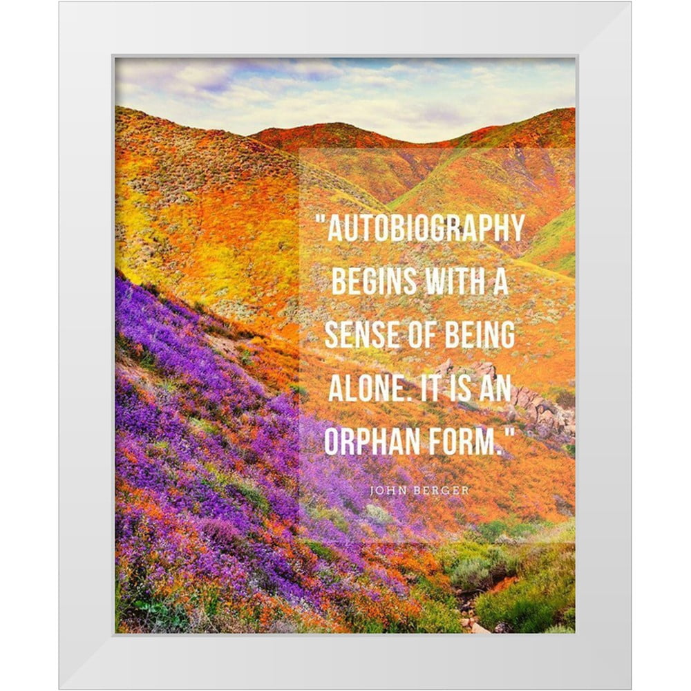 ArtsyQuotes 15x18 White Modern Wood Framed Museum Art Print Titled ...