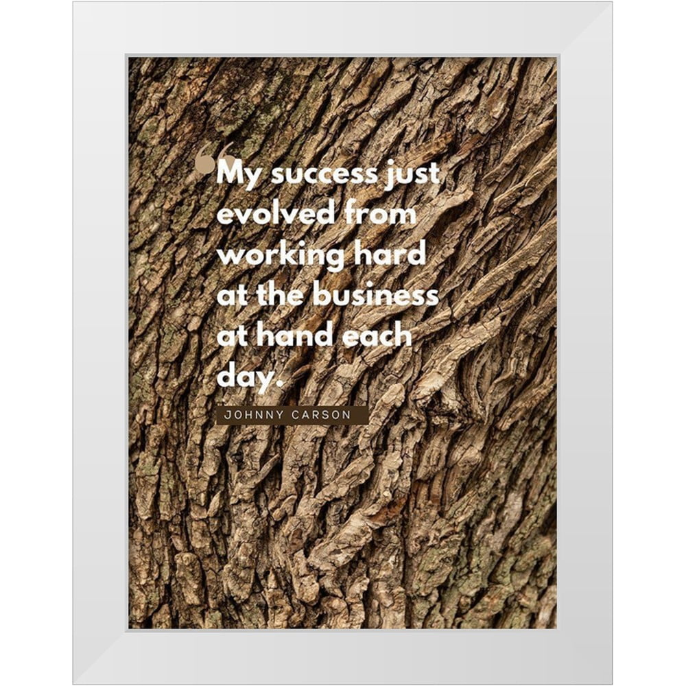 ArtsyQuotes 15x18 White Modern Wood Framed Museum Art Print Titled ...