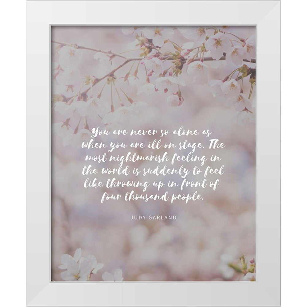ArtsyQuotes 15x18 White Modern Wood Framed Museum Art Print Titled ...