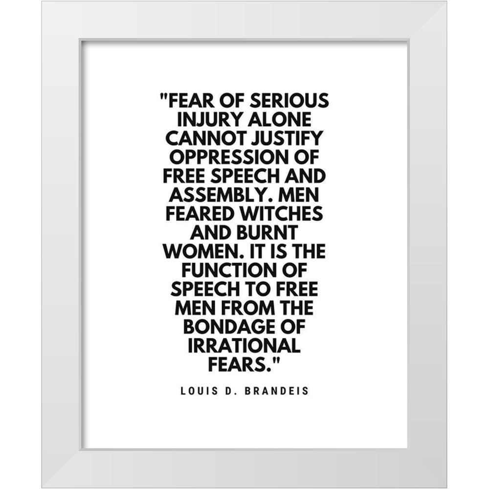 ArtsyQuotes 15x18 White Modern Wood Framed Museum Art Print Titled ...