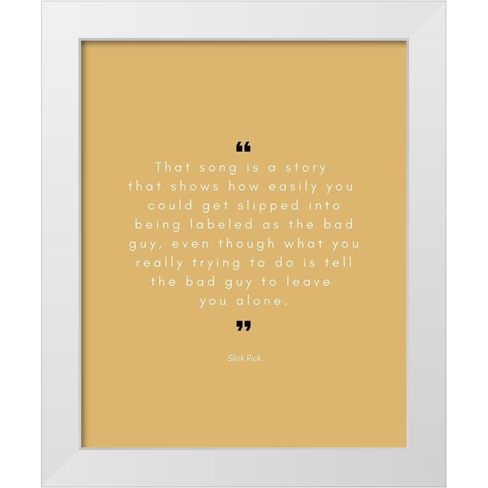 ArtsyQuotes 15x18 White Modern Wood Framed Museum Art Print Titled ...