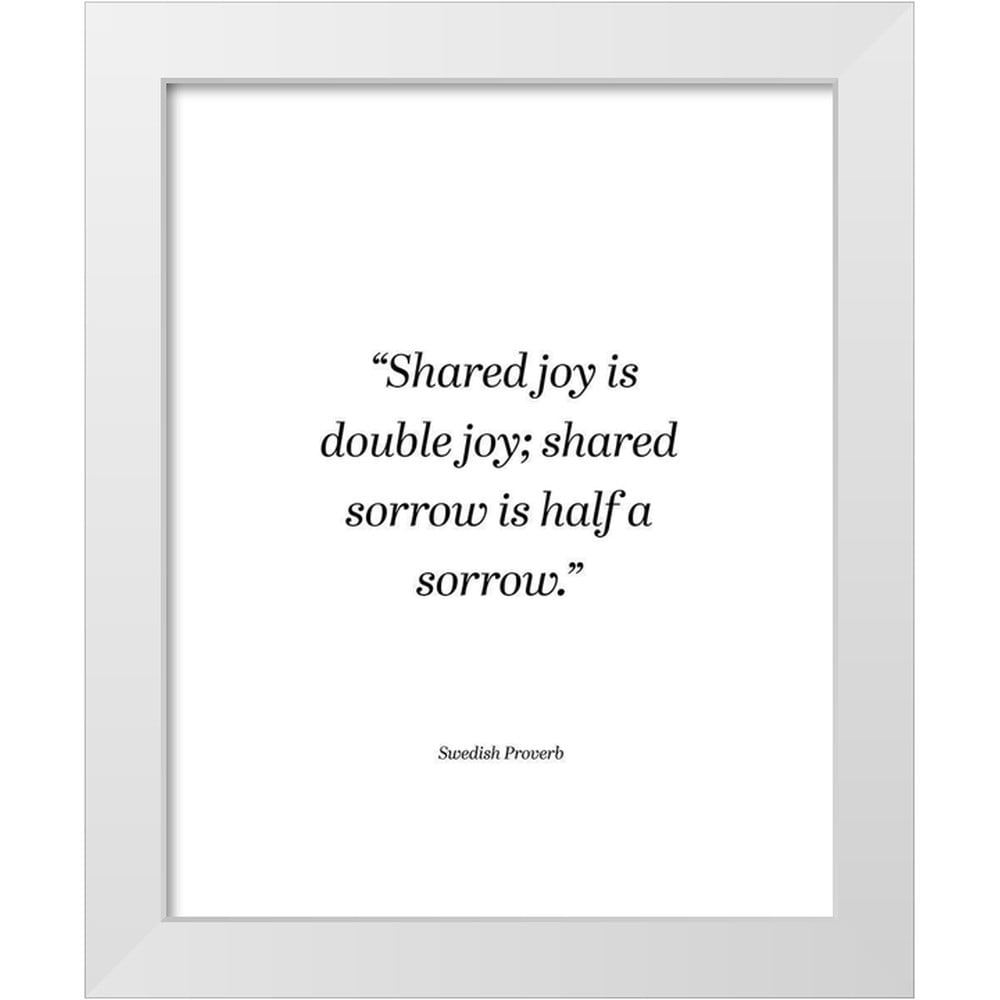 ArtsyQuotes 15x18 White Modern Wood Framed Museum Art Print Titled ...