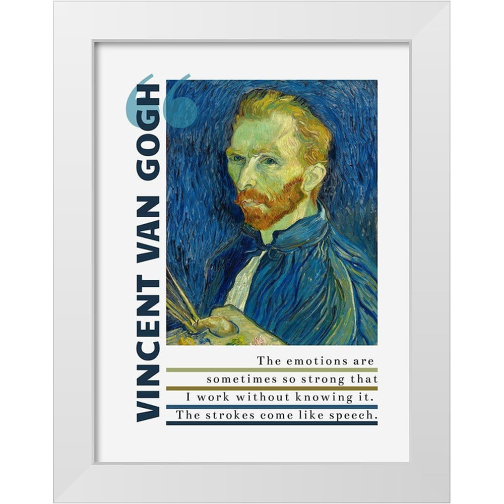 ArtsyQuotes 15x18 White Modern Wood Framed Museum Art Print Titled ...