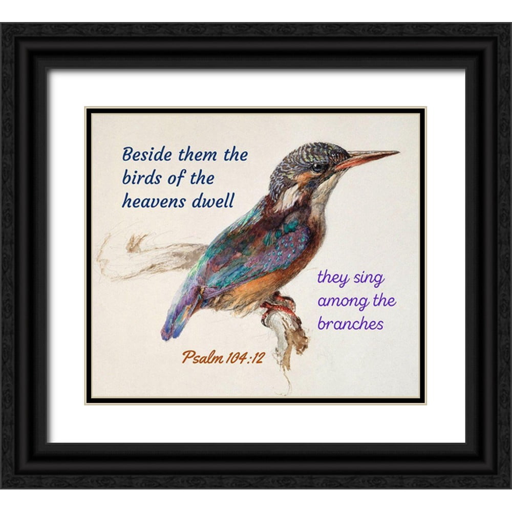 ArtsyQuotes 17x15 Black Ornate Wood Framed with Double Matting Museum ...