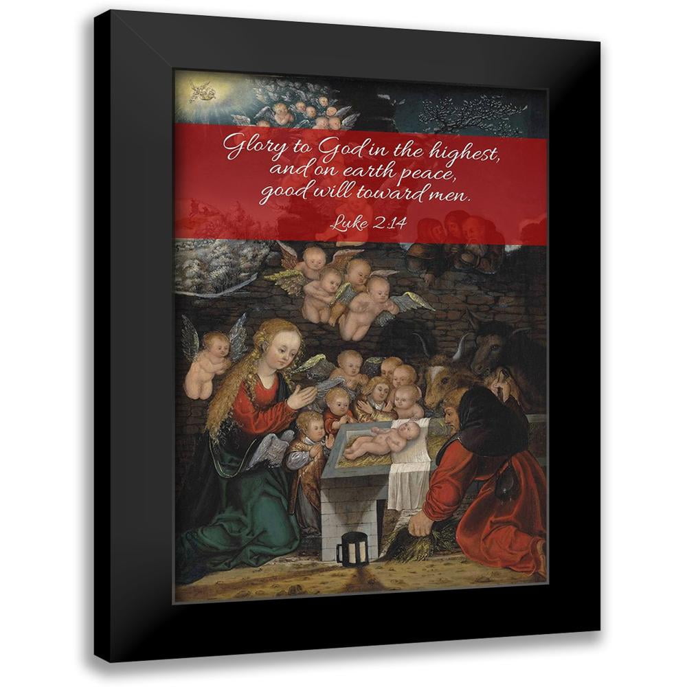 ArtsyQuotes 17x24 Black Modern Framed Museum Art Print Titled - Bible ...