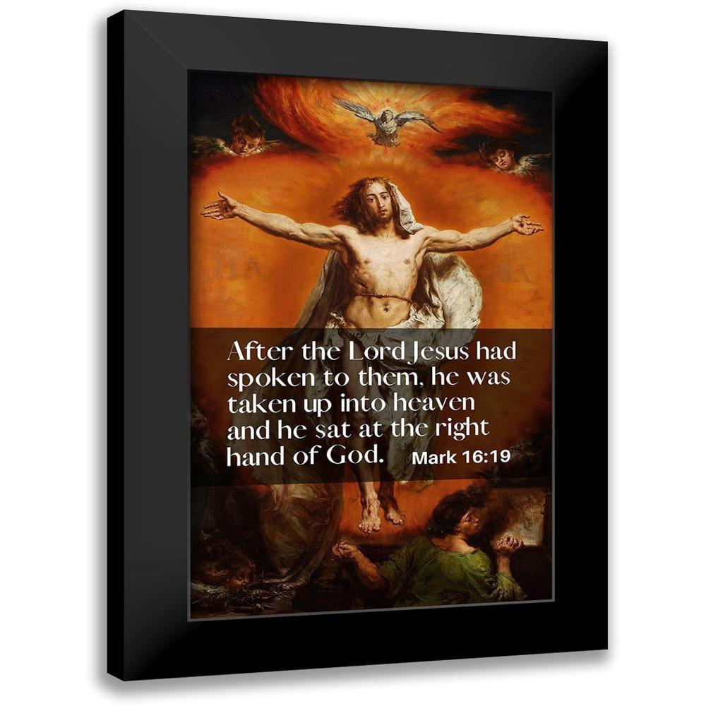 ArtsyQuotes 17x24 Black Modern Framed Museum Art Print Titled - Bible ...