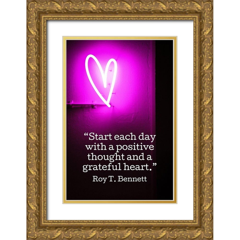 ArtsyQuotes 17x24 Gold Ornate Wood Framed with Double Matting Museum ...