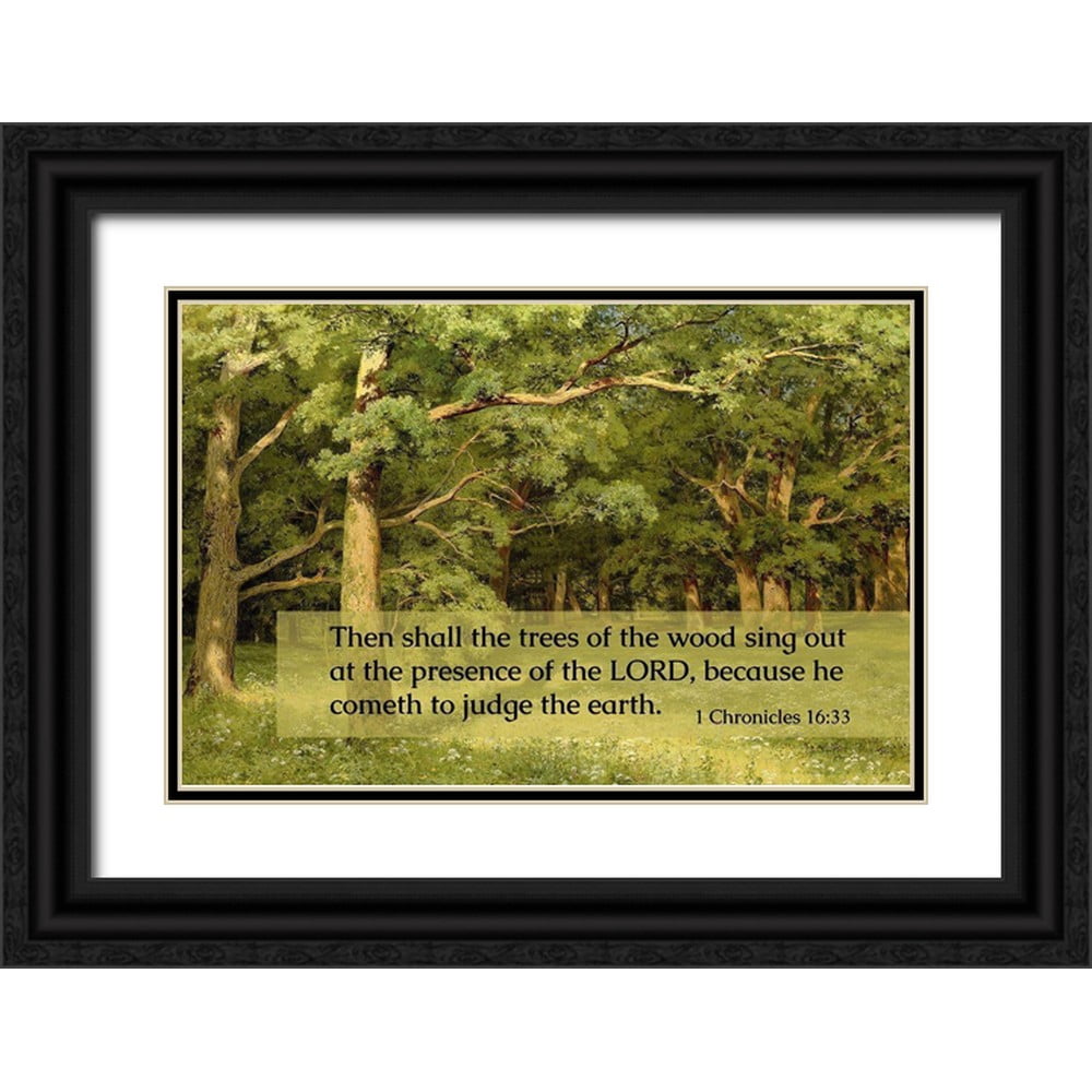 ArtsyQuotes 18x13 Black Ornate Wood Framed with Double Matting Museum ...