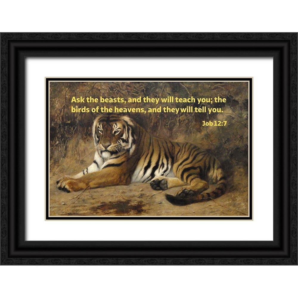 ArtsyQuotes 18x13 Black Ornate Wood Framed with Double Matting Museum ...