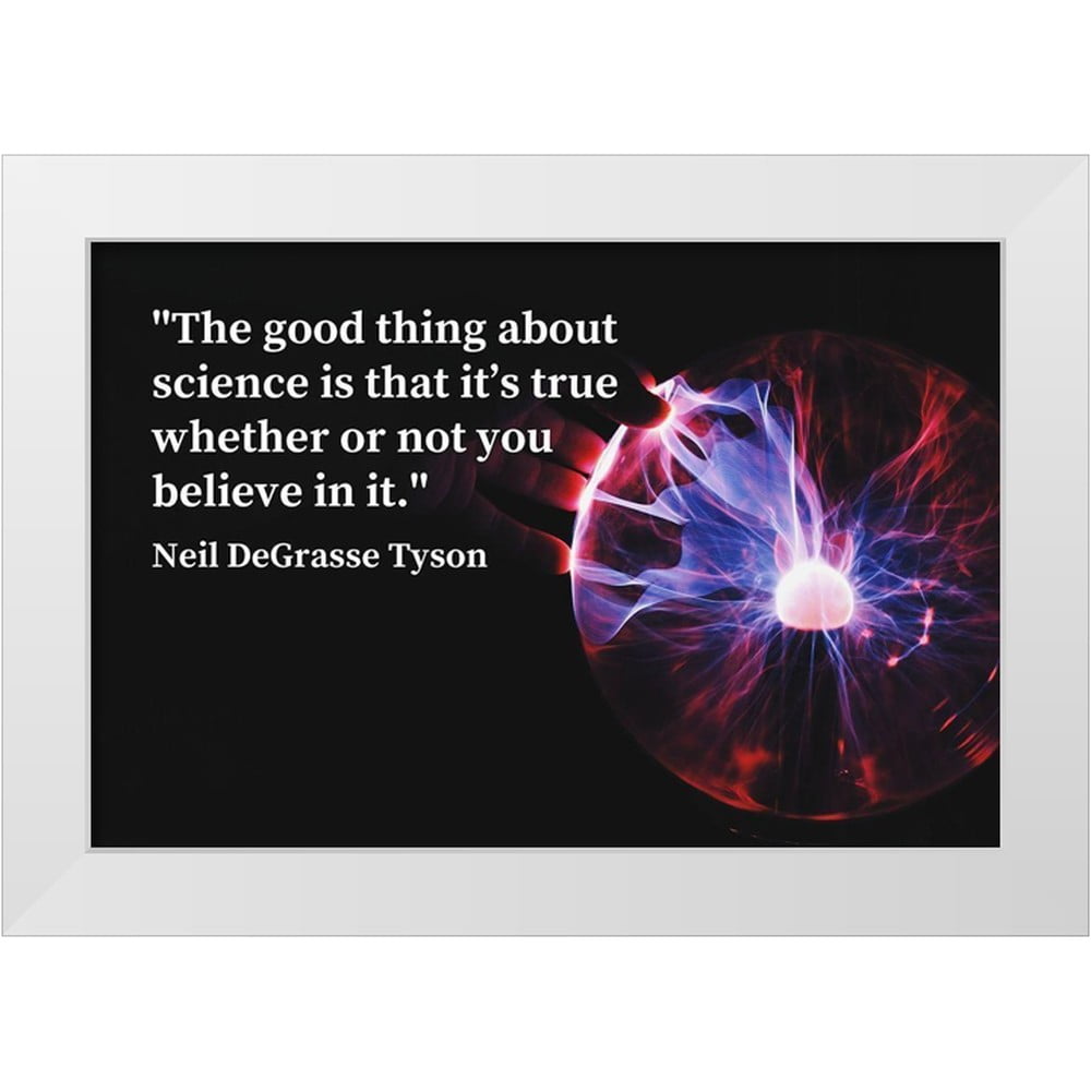 ArtsyQuotes 18x13 White Modern Wood Framed Museum Art Print Titled ...
