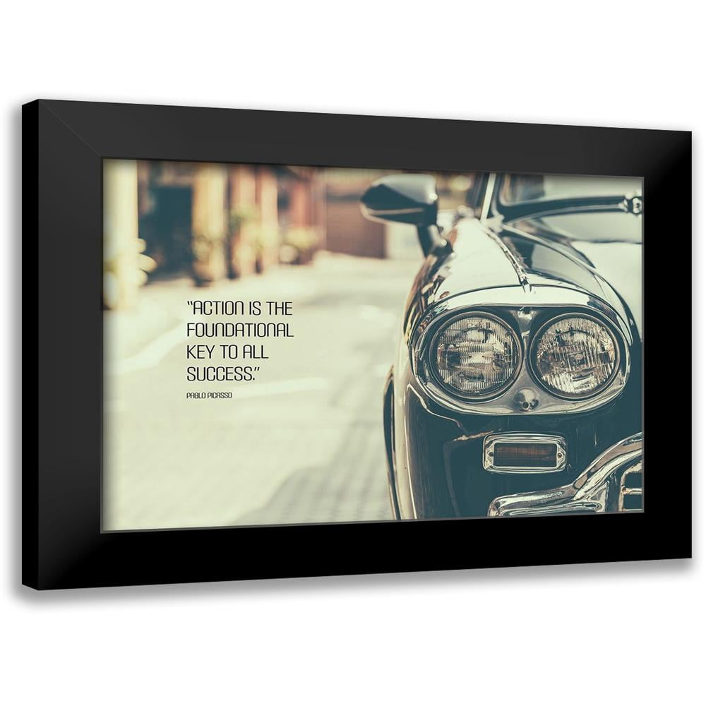 ArtsyQuotes 18x14 Black Modern Framed Museum Art Print Titled - Pablo ...