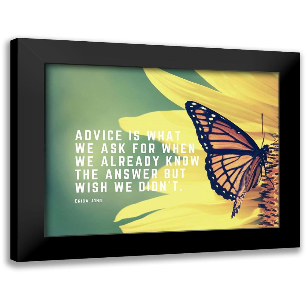 ArtsyQuotes 18x15 Black Modern Framed Museum Art Print Titled - Erica ...