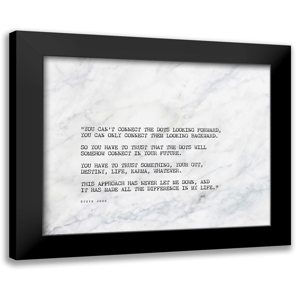 ArtsyQuotes 18x15 Black Modern Framed Museum Art Print Titled - Steve ...