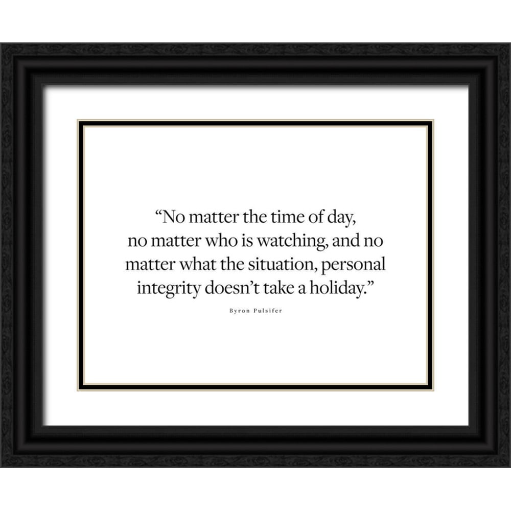 ArtsyQuotes 18x15 Black Ornate Wood Framed with Double Matting Museum ...