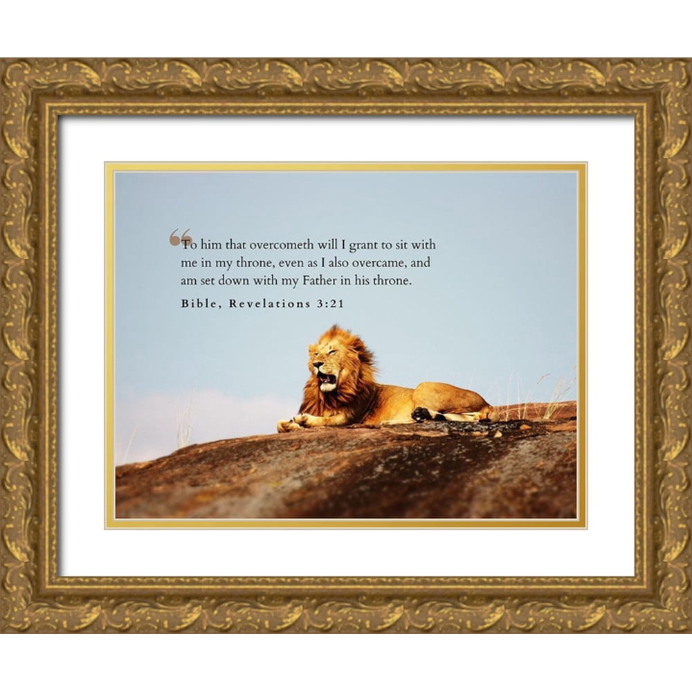 ArtsyQuotes 18x15 Gold Ornate Wood Framed with Double Matting Museum ...