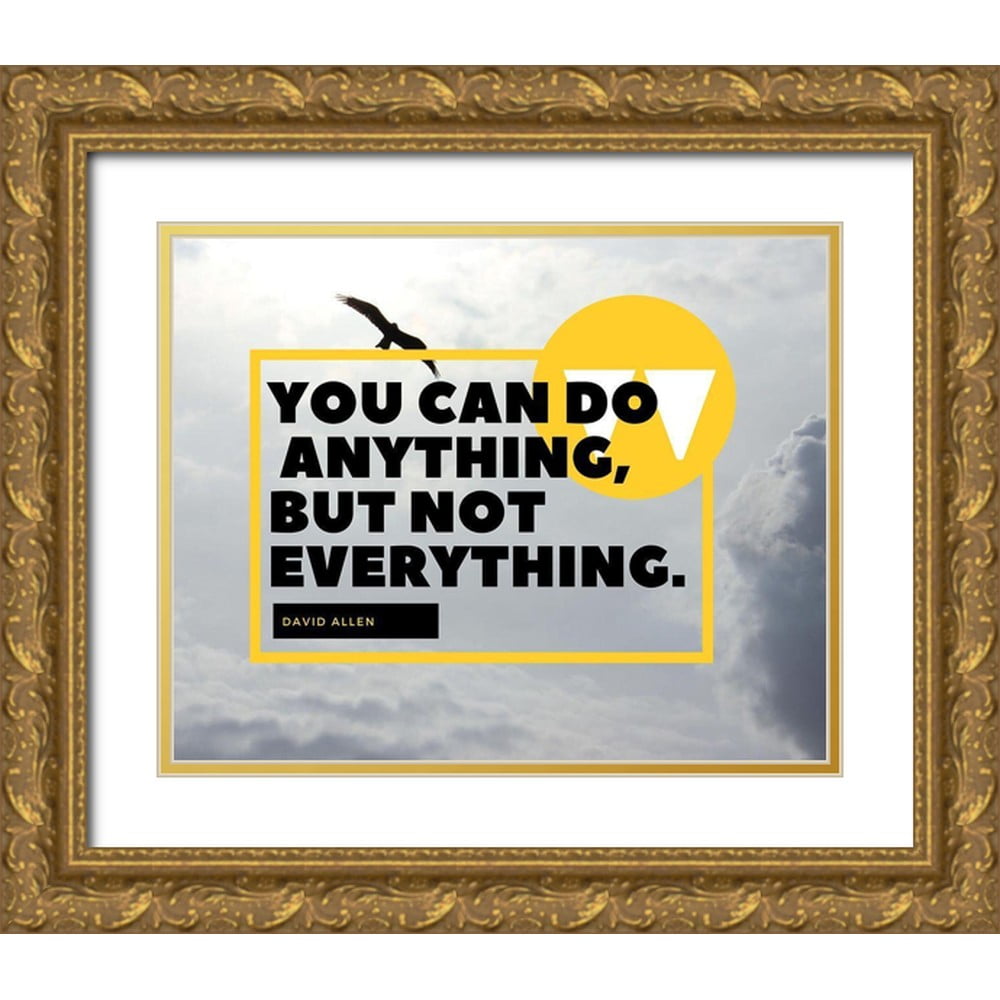 ArtsyQuotes 18x15 Gold Ornate Wood Framed with Double Matting Museum ...