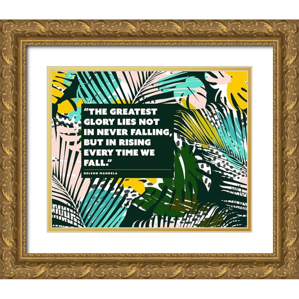 ArtsyQuotes 18x15 Gold Ornate Wood Framed with Double Matting Museum ...