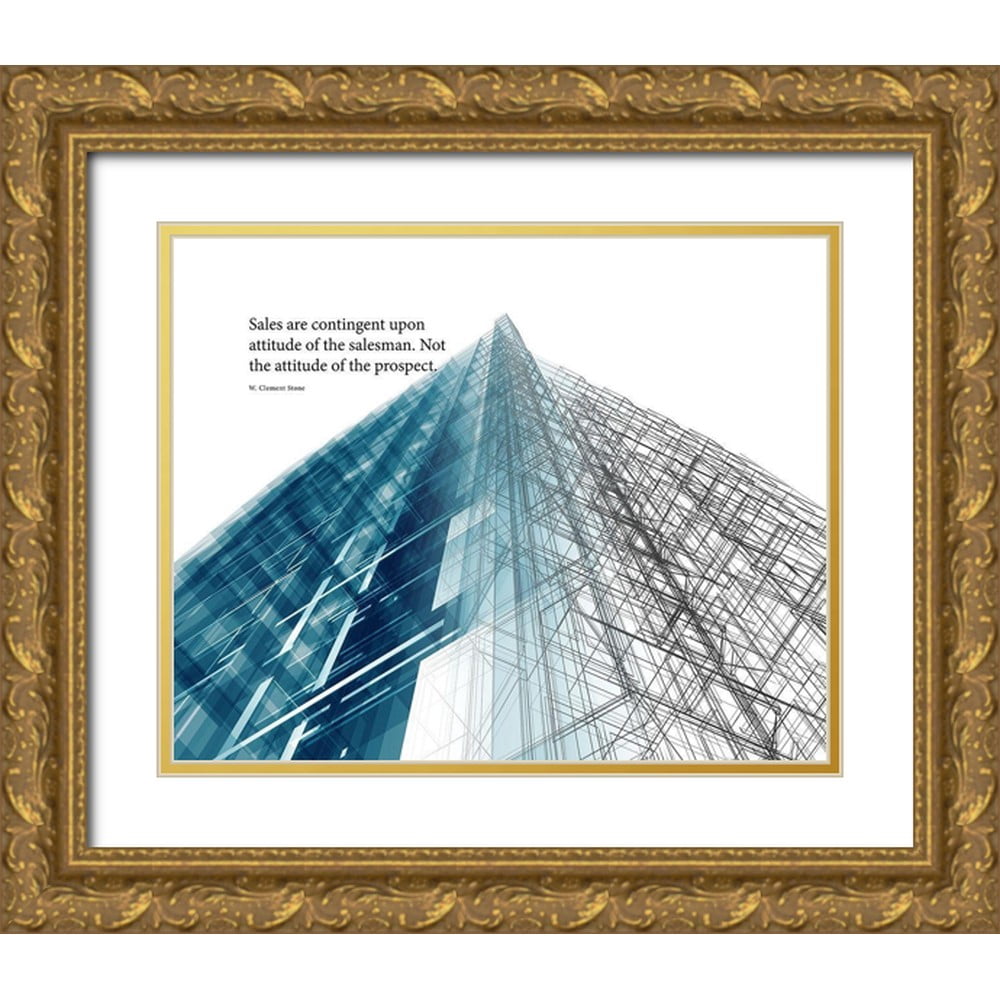 ArtsyQuotes 18x15 Gold Ornate Wood Framed with Double Matting Museum ...