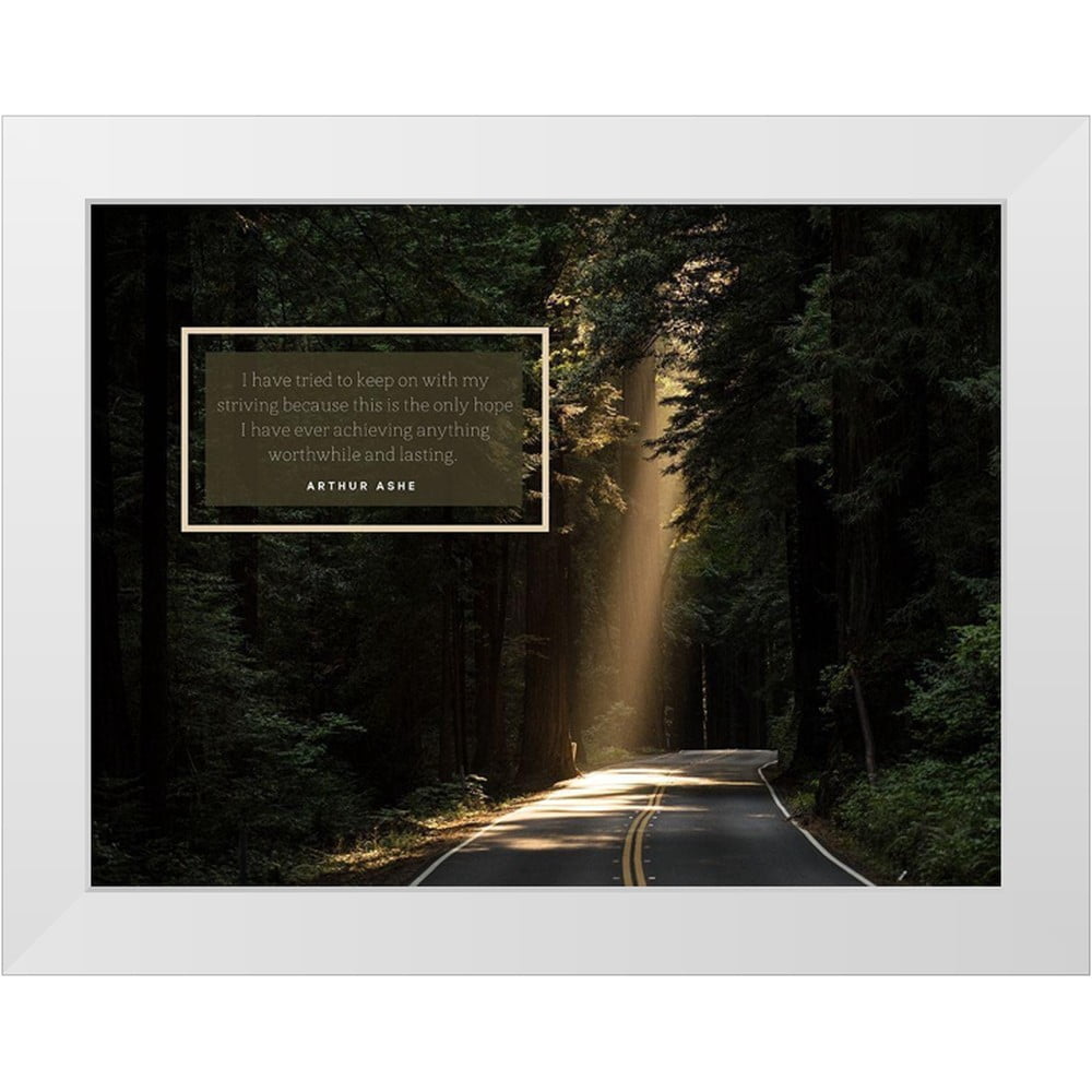 ArtsyQuotes 18x15 White Modern Wood Framed Museum Art Print Titled ...