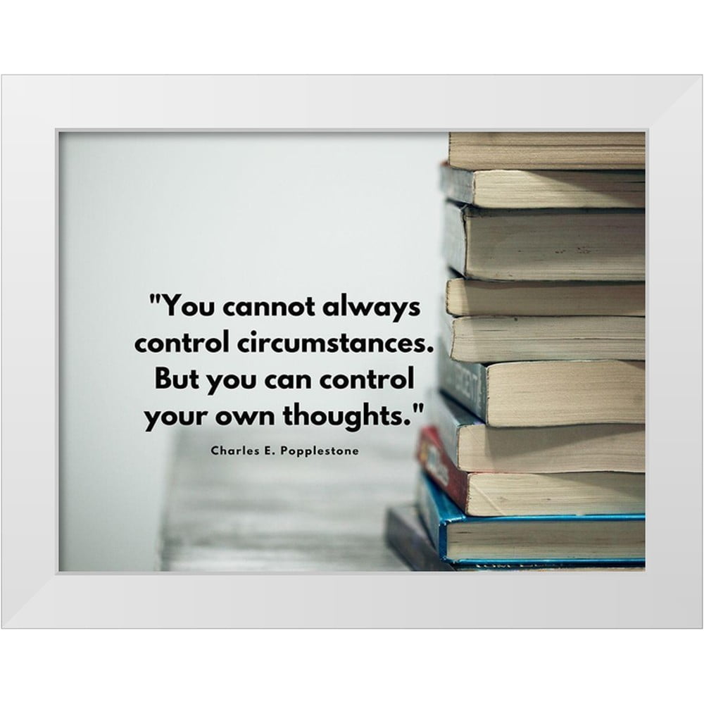 ArtsyQuotes 18x15 White Modern Wood Framed Museum Art Print Titled ...