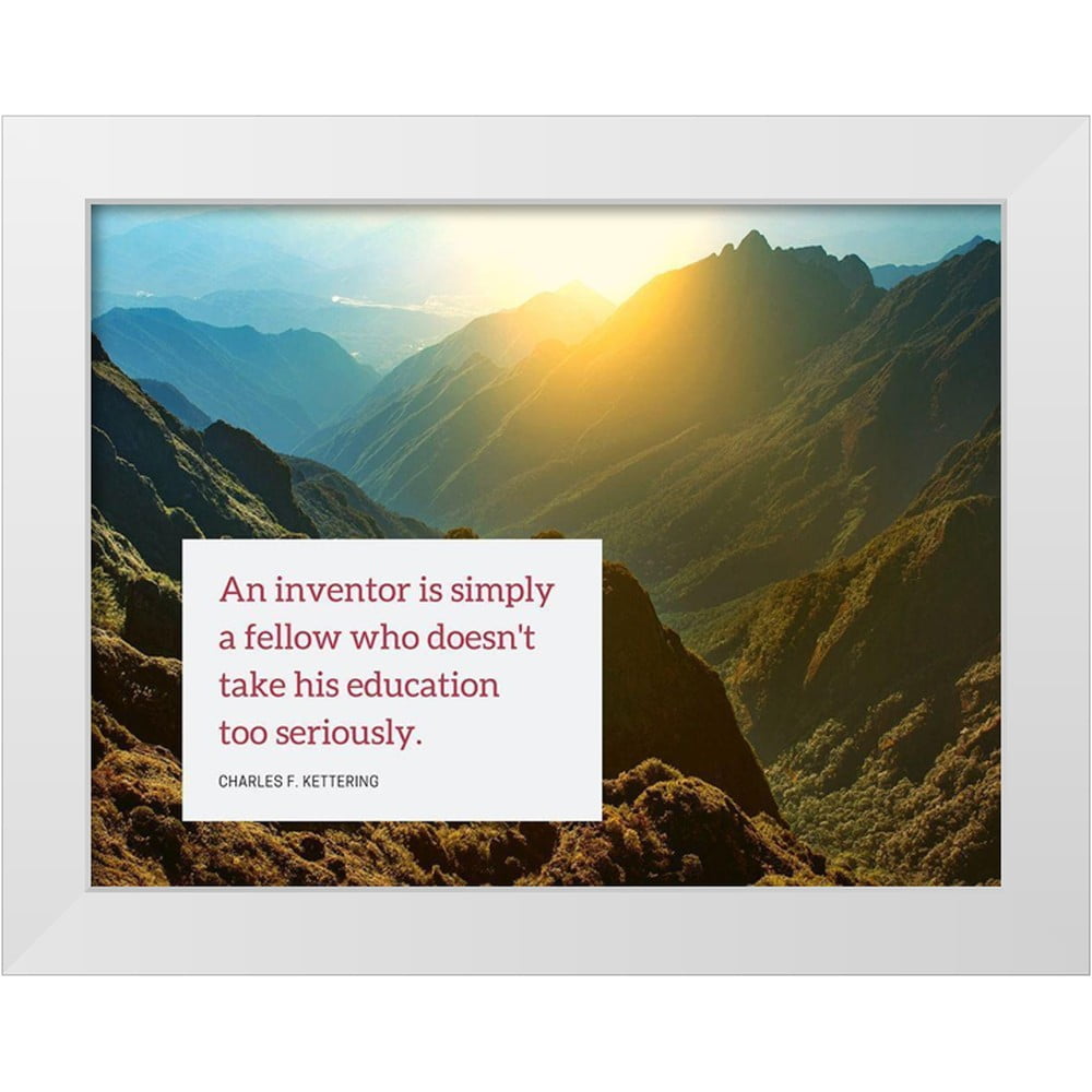 ArtsyQuotes 18x15 White Modern Wood Framed Museum Art Print Titled ...