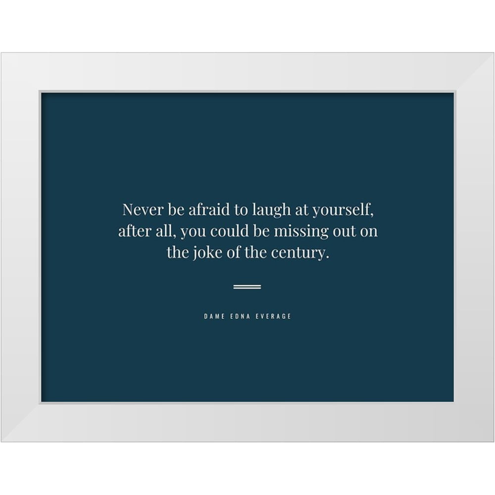 ArtsyQuotes 18x15 White Modern Wood Framed Museum Art Print Titled ...