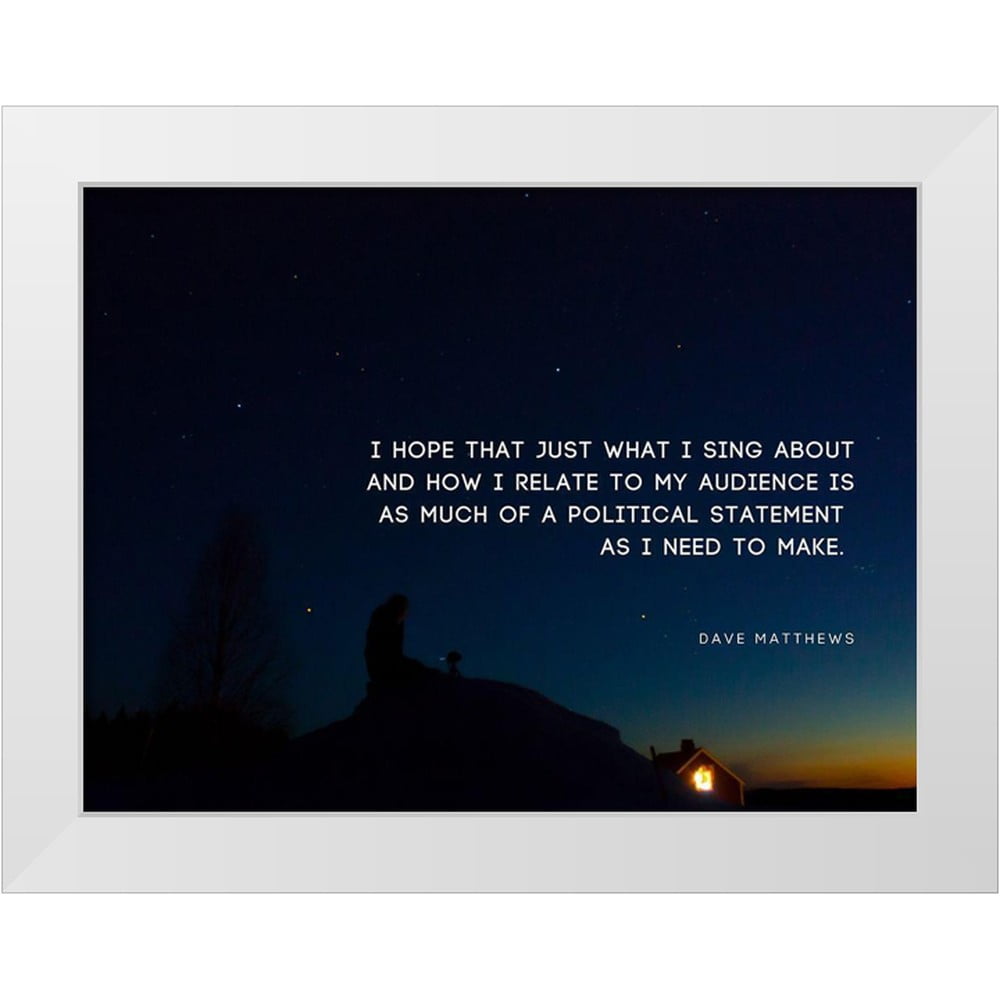 ArtsyQuotes 18x15 White Modern Wood Framed Museum Art Print Titled ...