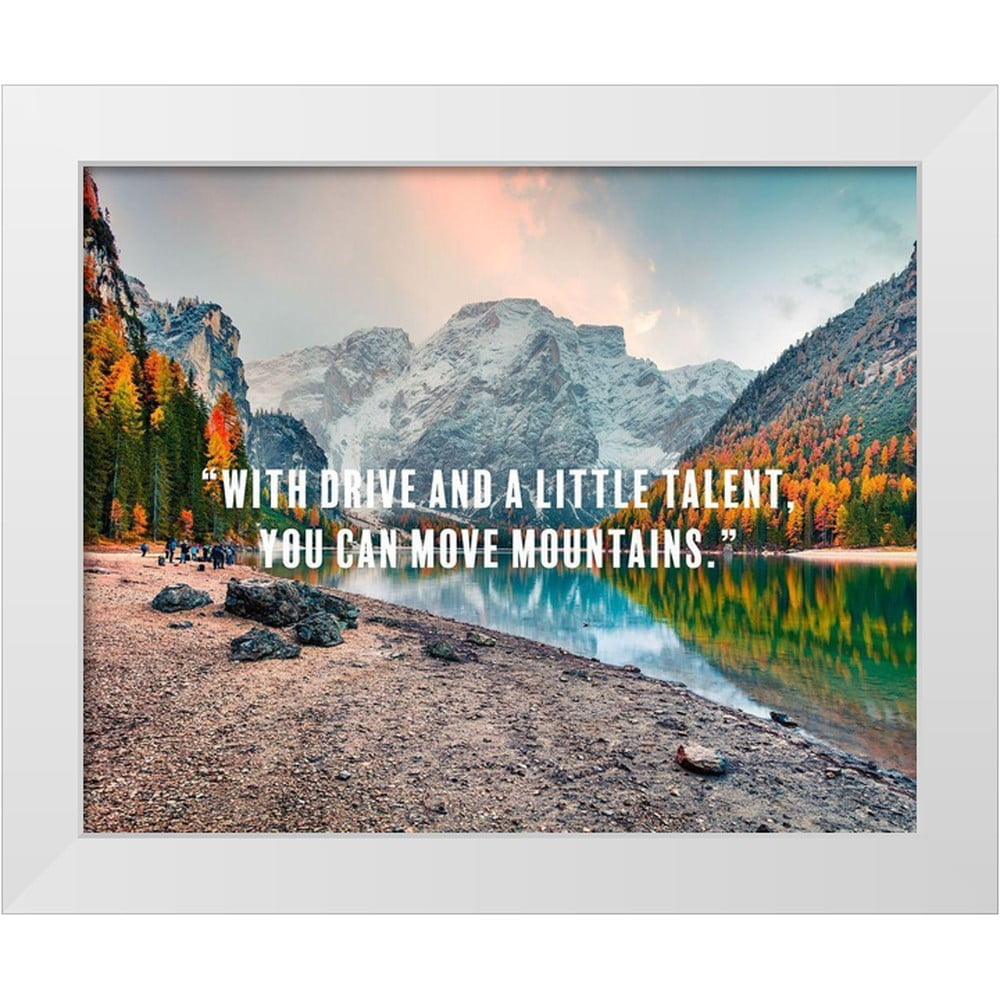 ArtsyQuotes 18x15 White Modern Wood Framed Museum Art Print Titled ...