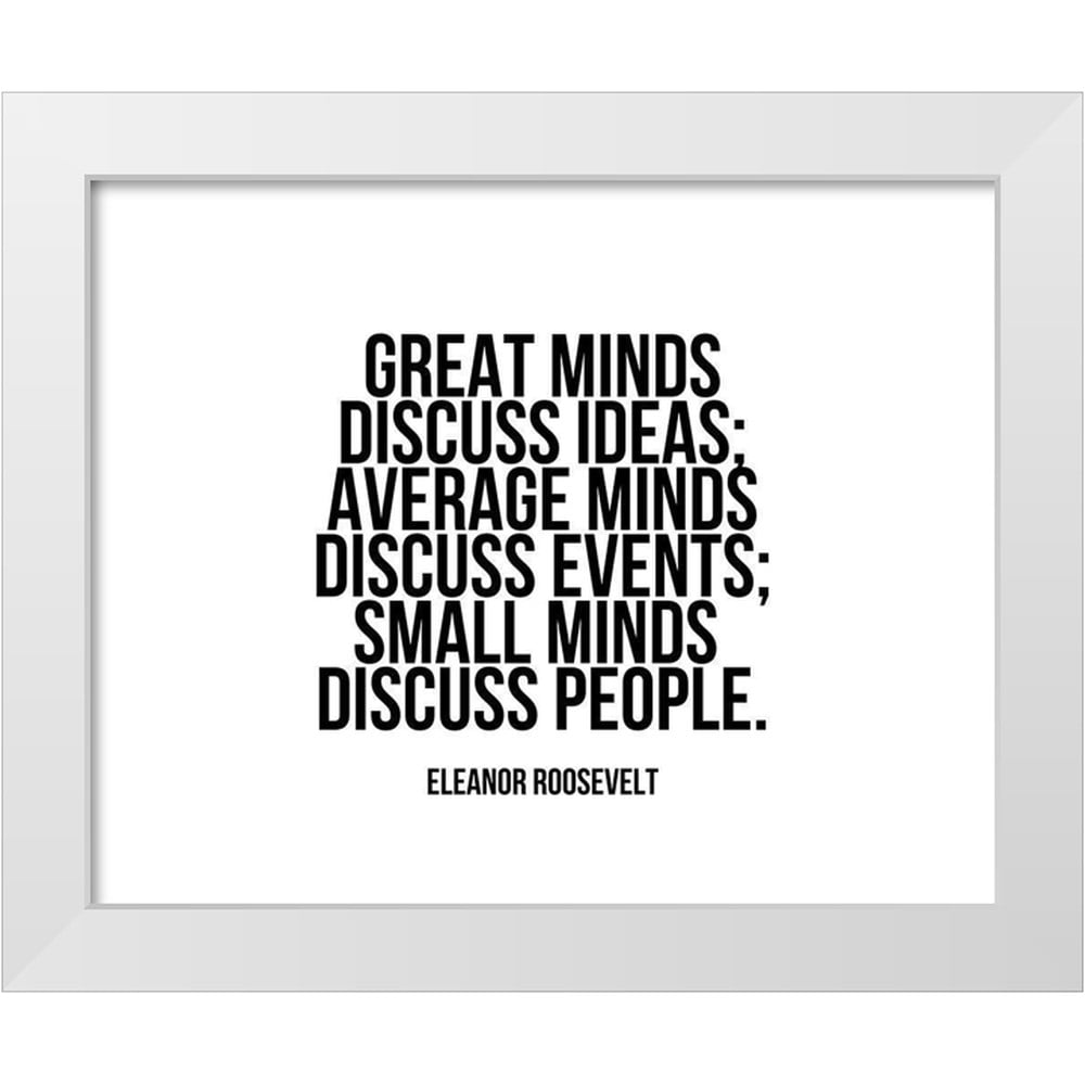 ArtsyQuotes 18x15 White Modern Wood Framed Museum Art Print Titled ...