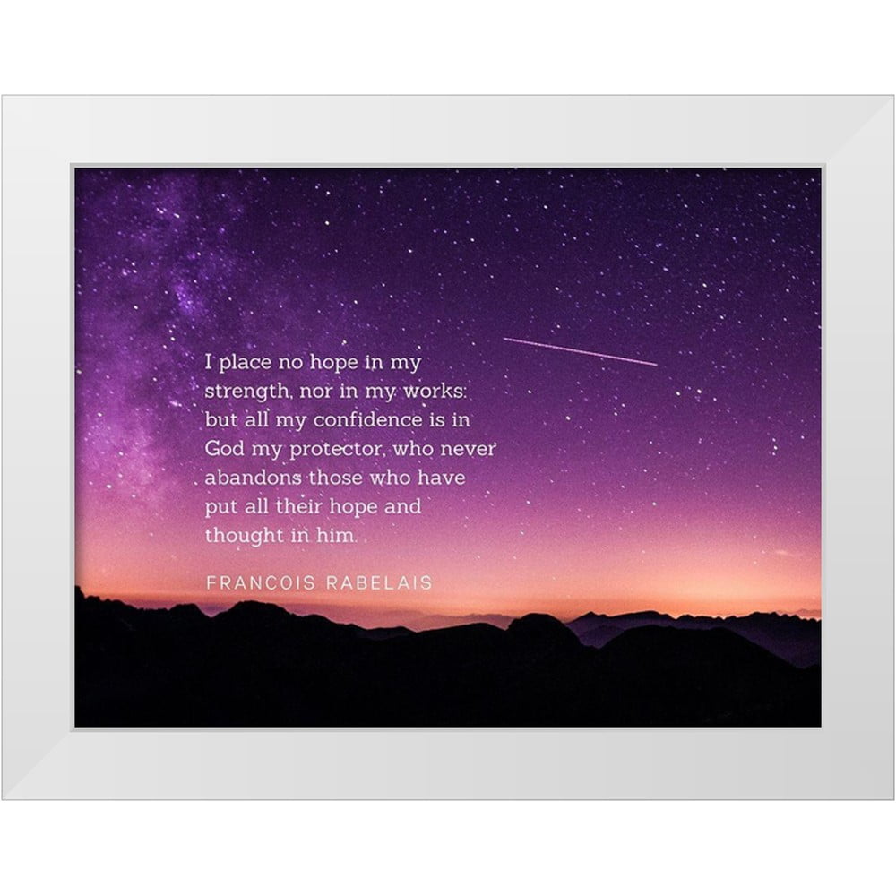 ArtsyQuotes 18x15 White Modern Wood Framed Museum Art Print Titled ...