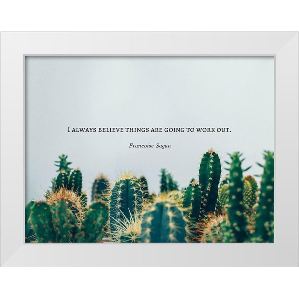 ArtsyQuotes 18x15 White Modern Wood Framed Museum Art Print Titled ...
