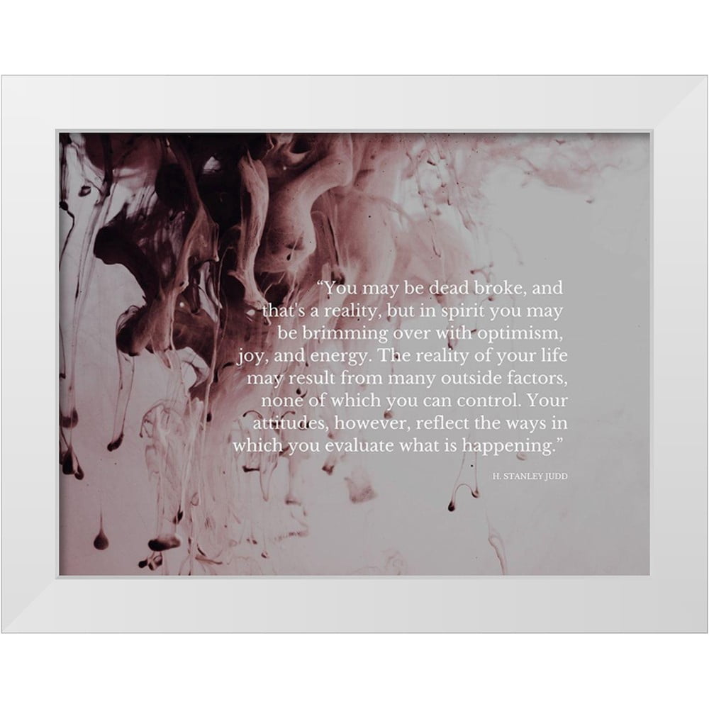 ArtsyQuotes 18x15 White Modern Wood Framed Museum Art Print Titled - H ...