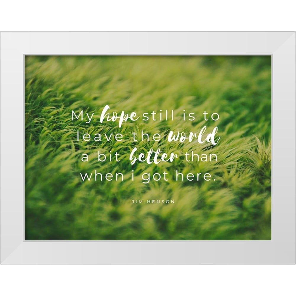 ArtsyQuotes 18x15 White Modern Wood Framed Museum Art Print Titled ...
