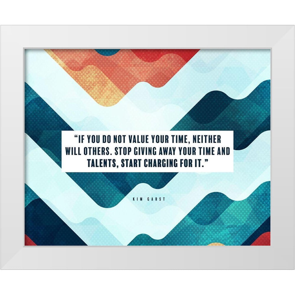 ArtsyQuotes 18x15 White Modern Wood Framed Museum Art Print Titled ...