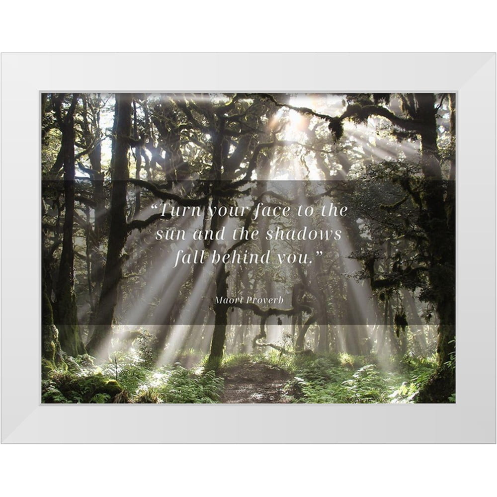 ArtsyQuotes 18x15 White Modern Wood Framed Museum Art Print Titled ...