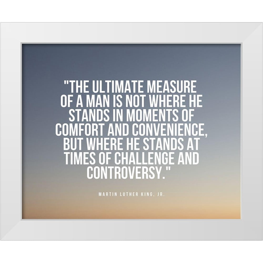 ArtsyQuotes 18x15 White Modern Wood Framed Museum Art Print Titled ...