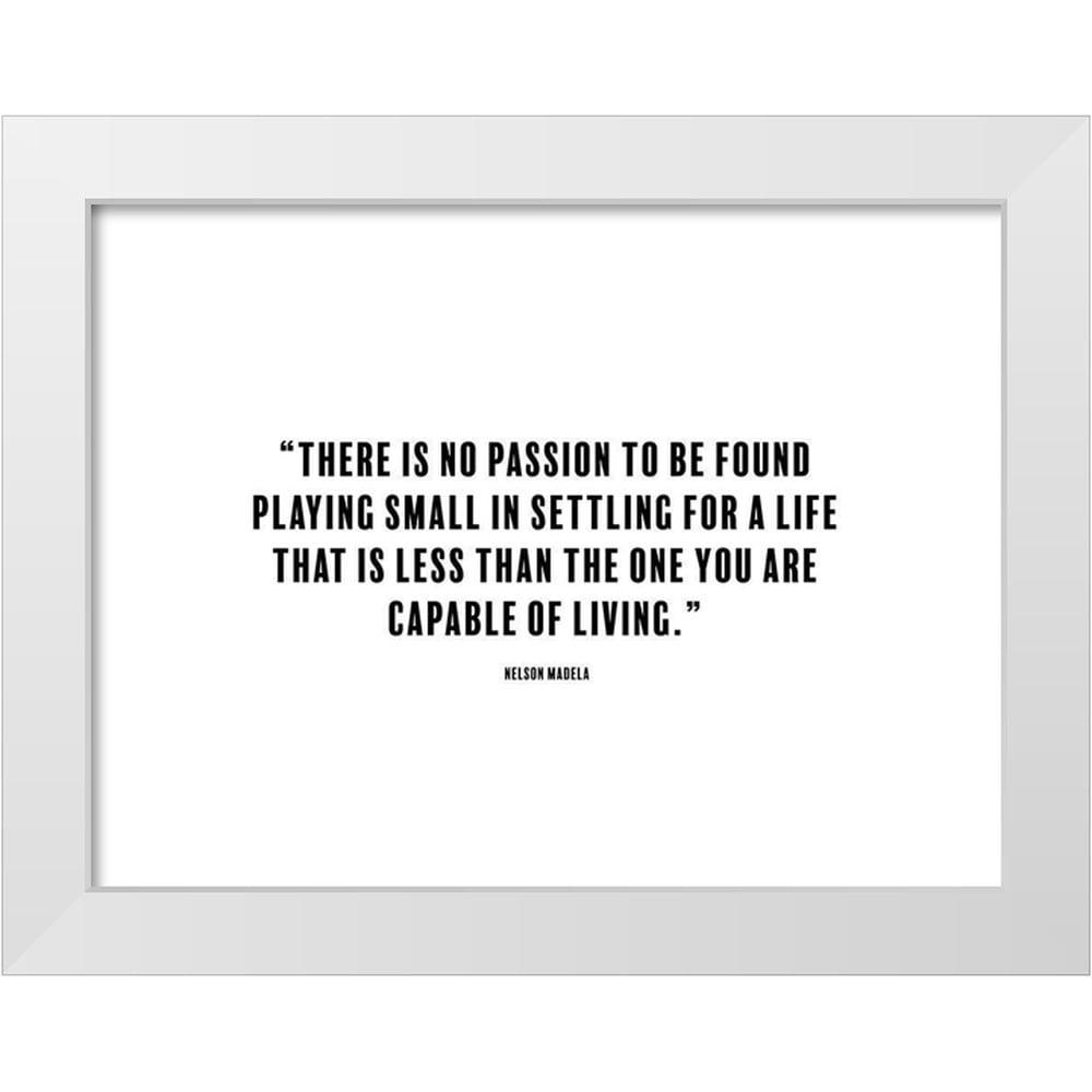 ArtsyQuotes 18x15 White Modern Wood Framed Museum Art Print Titled ...