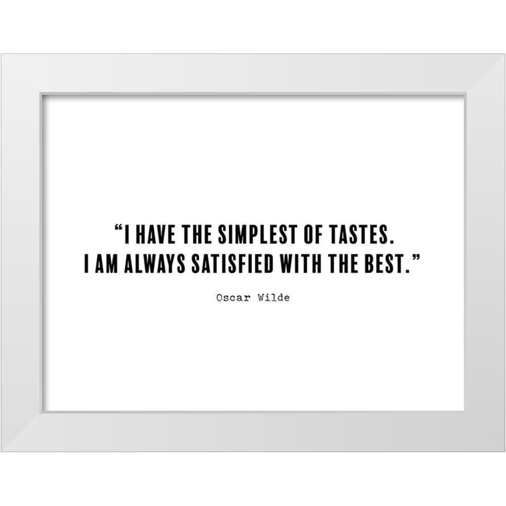 ArtsyQuotes 18x15 White Modern Wood Framed Museum Art Print Titled ...