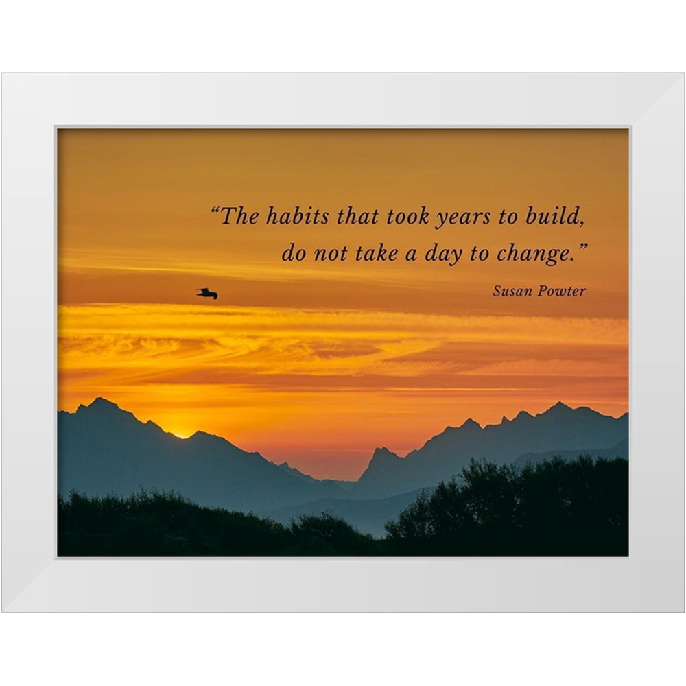ArtsyQuotes 18x15 White Modern Wood Framed Museum Art Print Titled ...