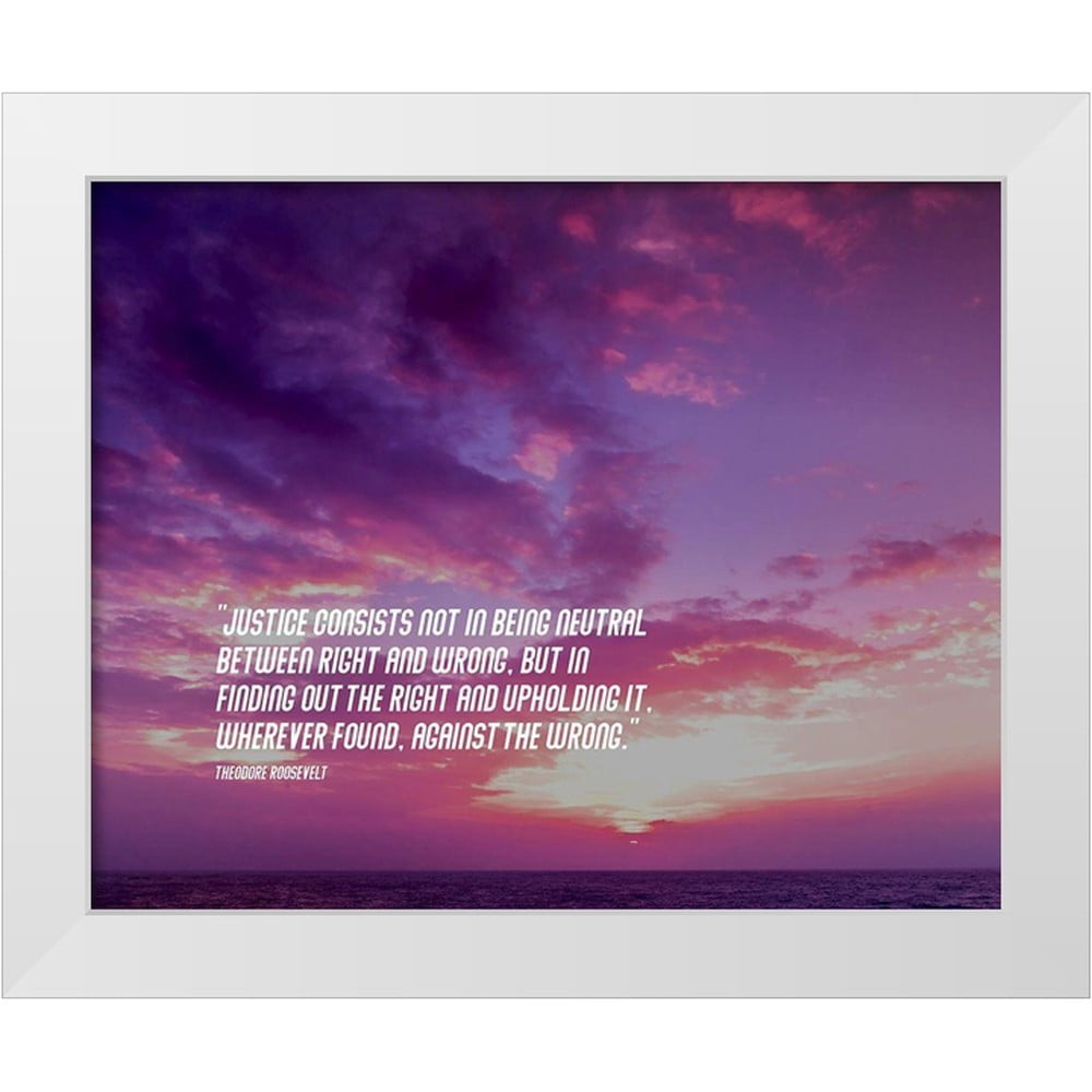 ArtsyQuotes 18x15 White Modern Wood Framed Museum Art Print Titled ...