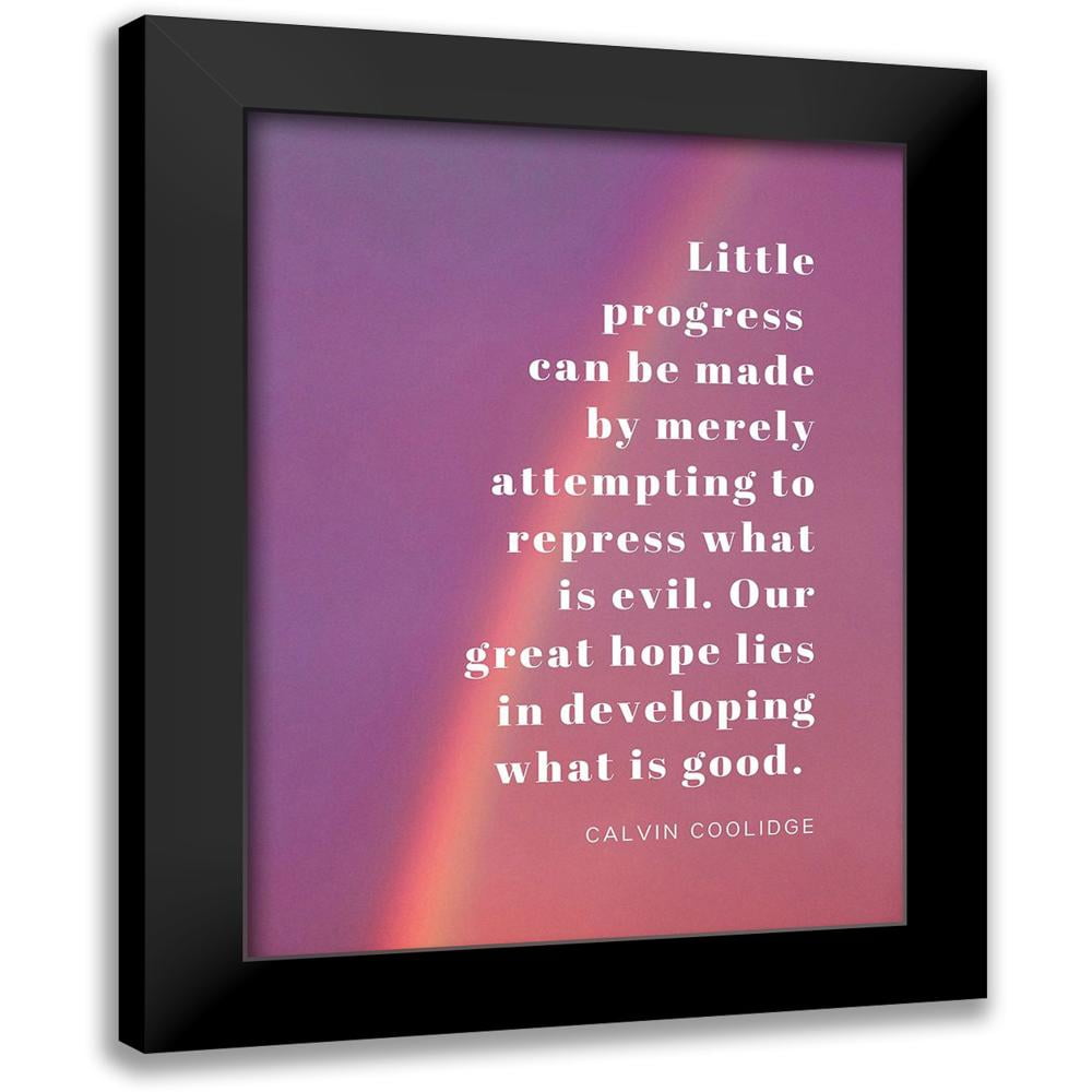 ArtsyQuotes 19x24 Black Modern Framed Museum Art Print Titled - Calvin ...
