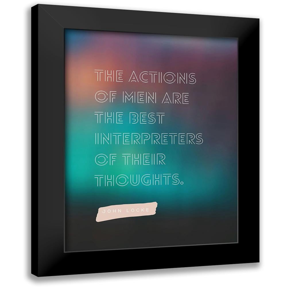 ArtsyQuotes 19x24 Black Modern Framed Museum Art Print Titled - John ...