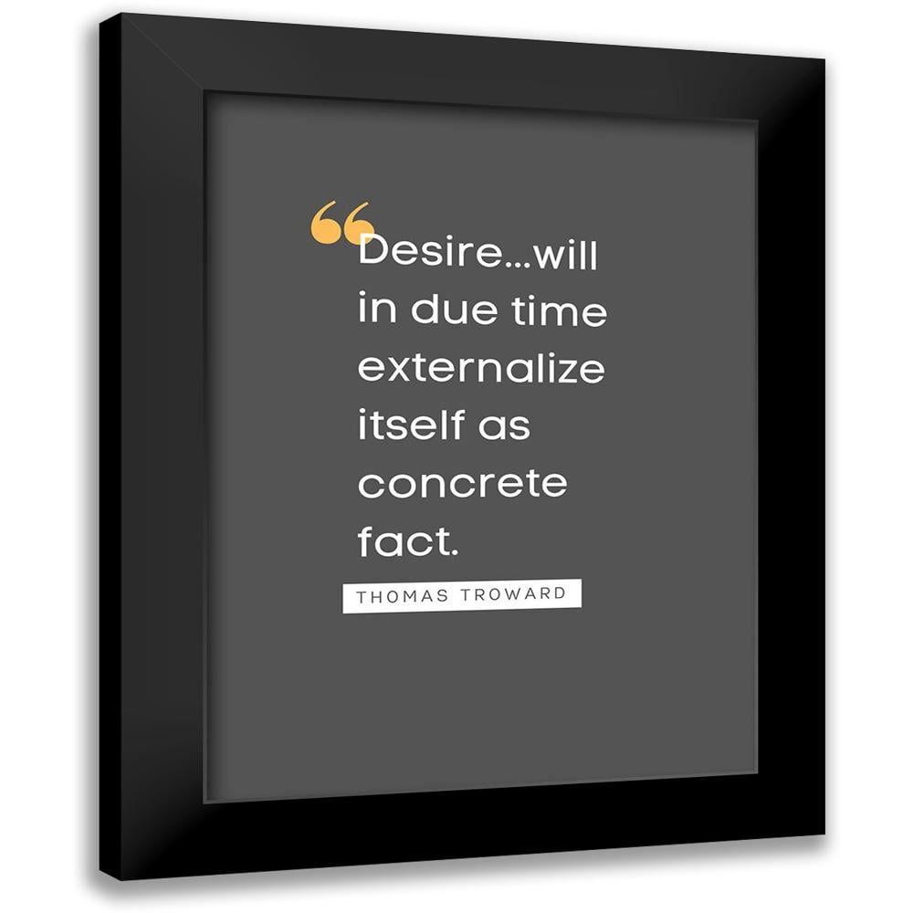 ArtsyQuotes 19x24 Black Modern Framed Museum Art Print Titled - Thomas ...