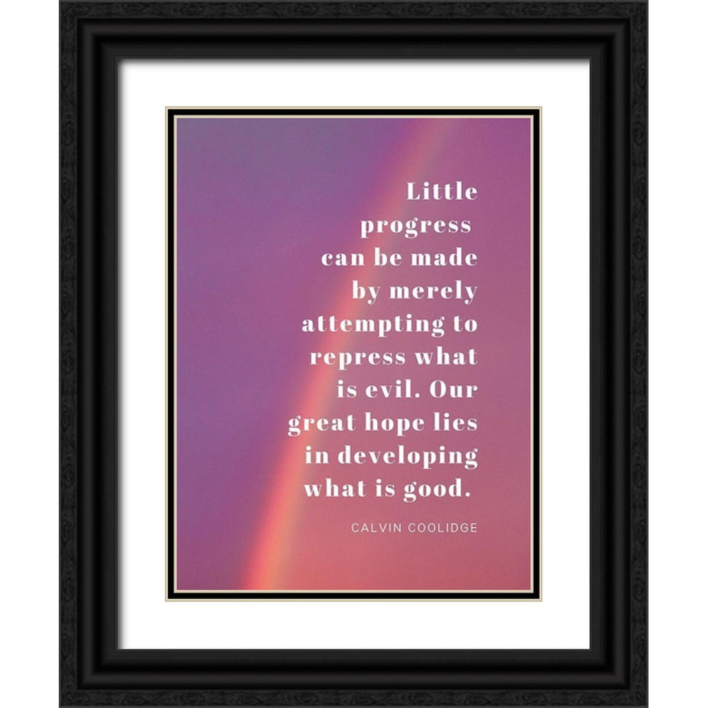 ArtsyQuotes 19x24 Black Ornate Wood Framed with Double Matting Museum ...