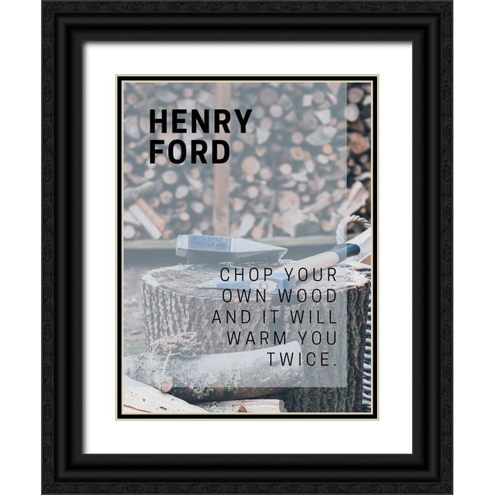 ArtsyQuotes 19x24 Black Ornate Wood Framed with Double Matting Museum ...