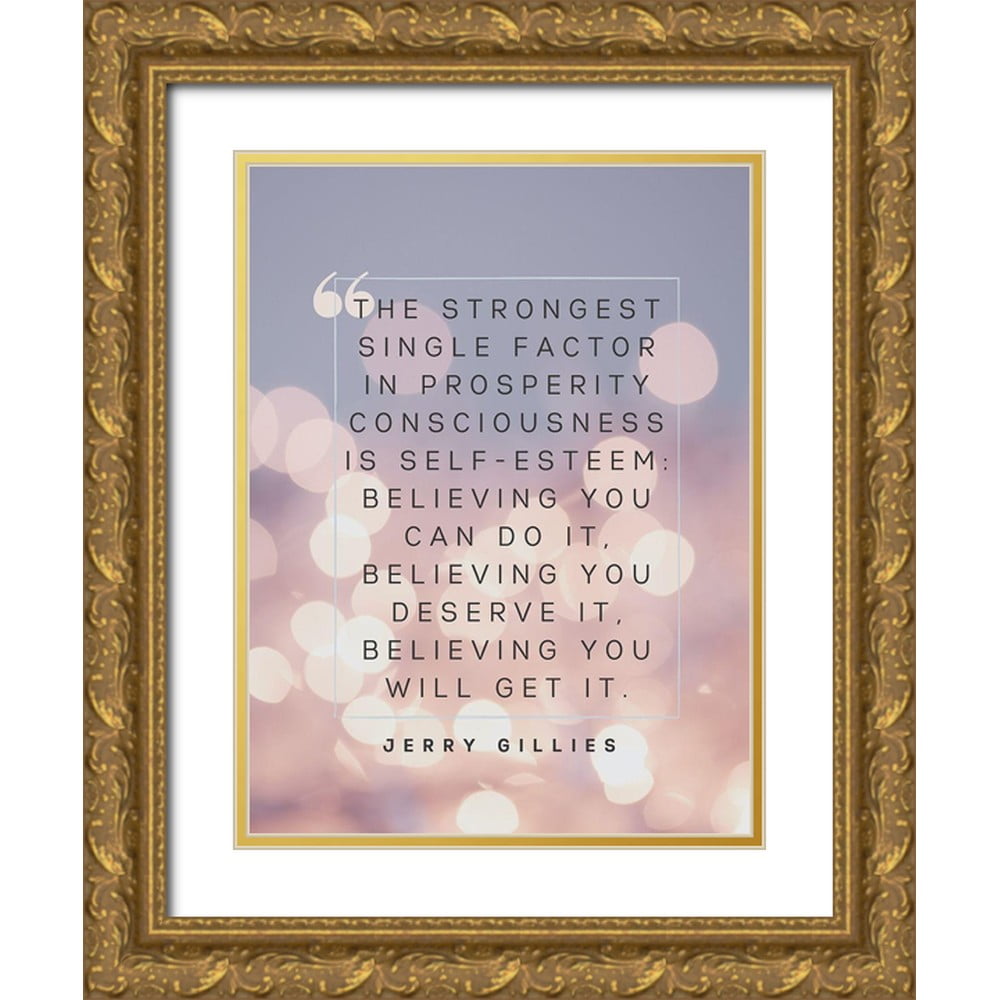 ArtsyQuotes 19x24 Gold Ornate Wood Framed with Double Matting Museum ...