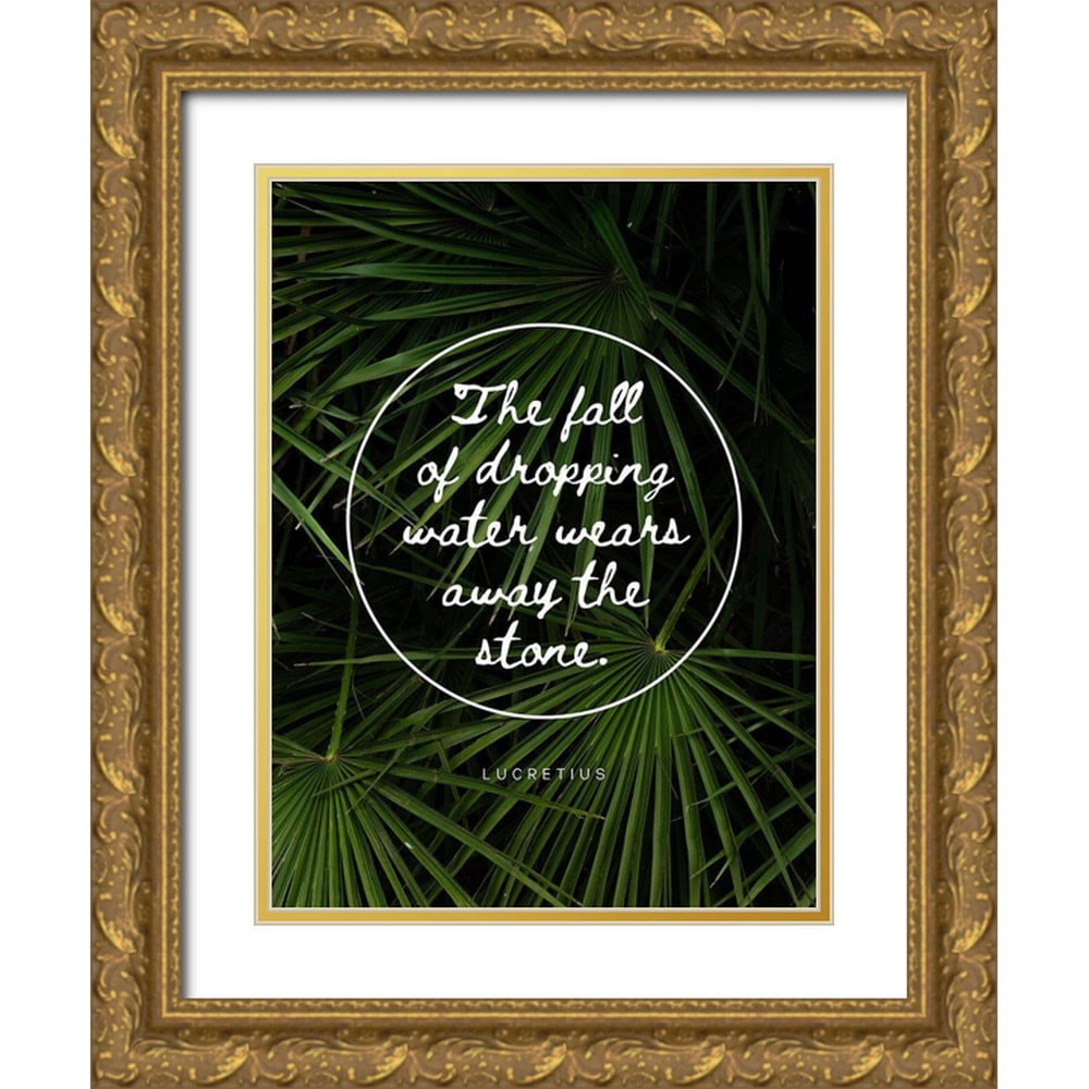 ArtsyQuotes 19x24 Gold Ornate Wood Framed with Double Matting Museum ...
