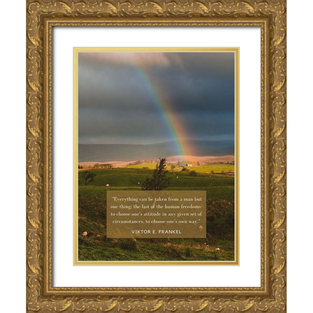 ArtsyQuotes 19x24 Gold Ornate Wood Framed with Double Matting Museum ...