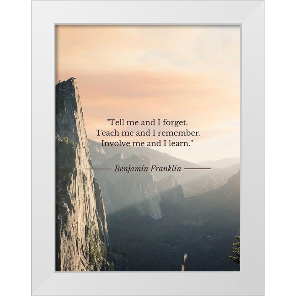 ArtsyQuotes 19x24 White Modern Wood Framed Museum Art Print Titled ...