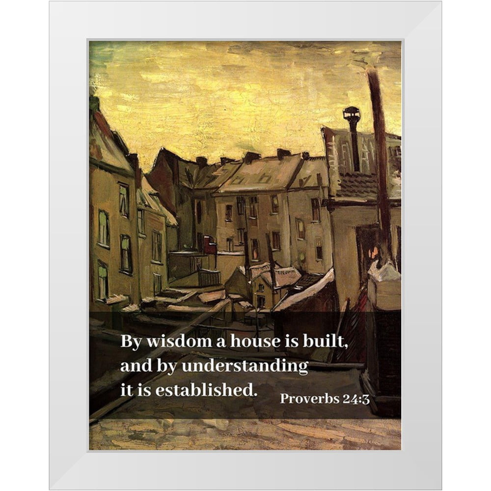 ArtsyQuotes 19x24 White Modern Wood Framed Museum Art Print Titled ...